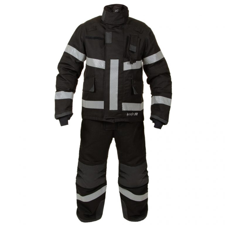 Hi Vis Firefighter Rescue Jacket (ETF5013) - Eagle FR